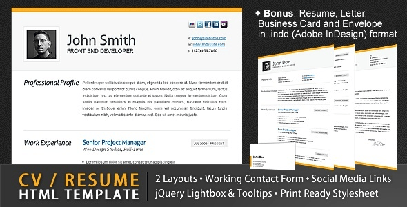 25 Great (high Quality And Modern) Examples Of Creative Cv Resume ...