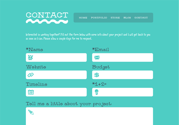 15 Captivating Examples Of Contact Form Designs • Brand Glow Up