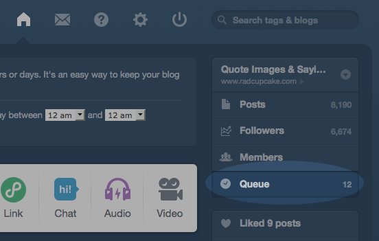 How To Queue Posts On Tumblr • Brand Glow Up