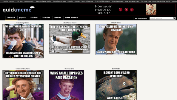 8 Kick-ass Meme Websites For 2013 • Brand Glow Up
