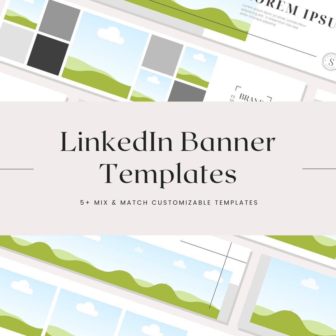LinkedIn Banner Templates • Brand Glow Up